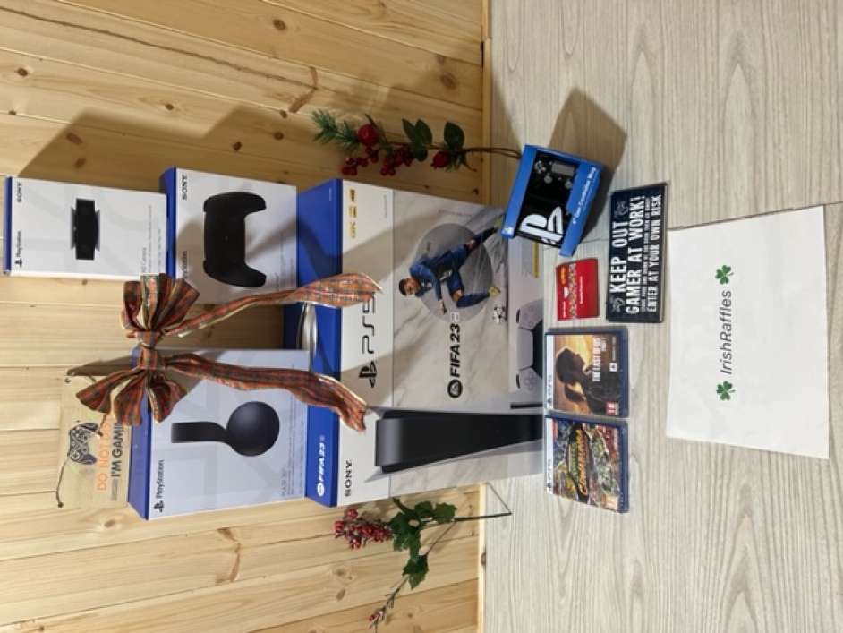 Enter Raffle to Win PlayStation PS5 Mega Bund hosted by IrishRaffles