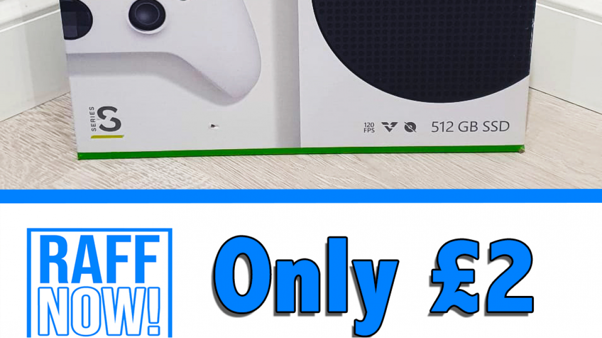 Enter Raffle to Win XBOX SERIES S! ONLY £2 hosted by RaffNow