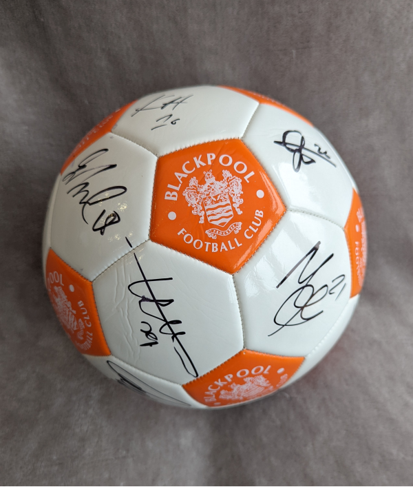 Enter Raffle to Win Signed BFC Football hosted by Dean T Betton