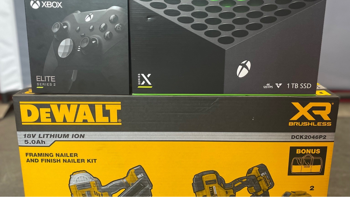 Enter Raffle to Win XBOX AND NAIL GUN BUNDLE hosted by Powertoolmate prizes