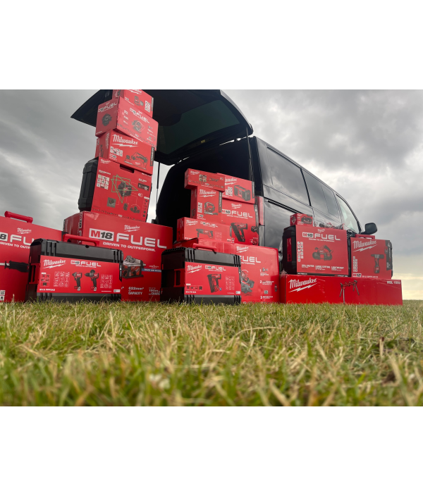 Enter Raffle to Win Milwaukee tools and van hosted by The Garden Room Guru