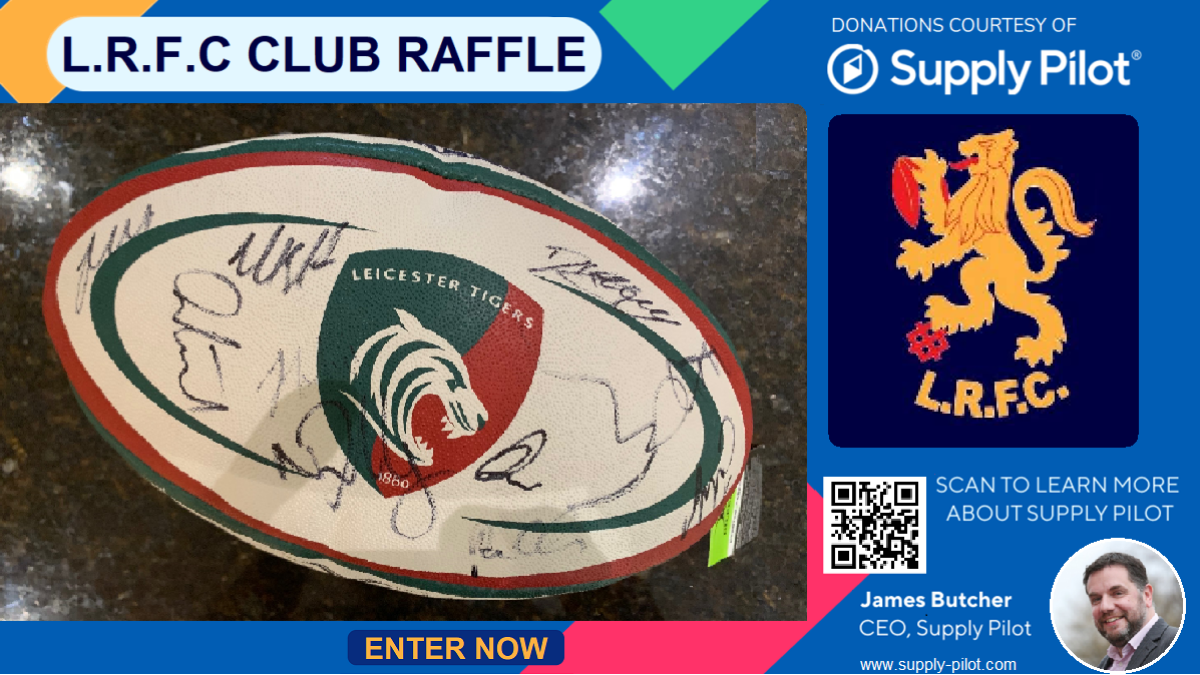 Enter Raffle to Win L.R.F.C CLUB RUGBY RAFFLE hosted by James Butcher