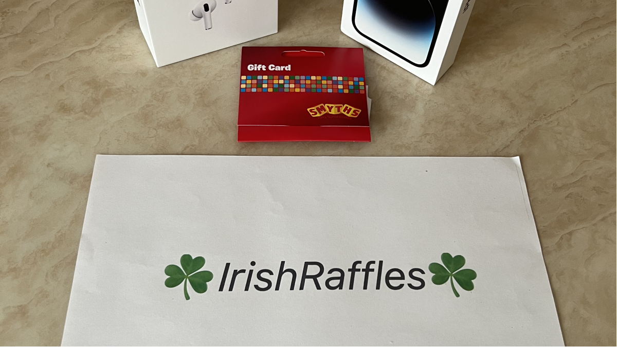 Enter Raffle to Win iPhone 14 pro & Airpods hosted by IrishRaffles
