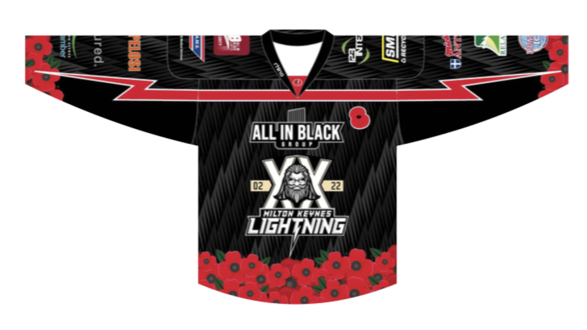 Enter Raffle to Win MKL Remembrance Day Shirt hosted by MK Lightning ...