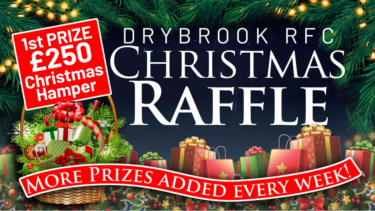 Enter Raffle to Win DRFC Christmas Prize Draw hosted by Drybrook RFC