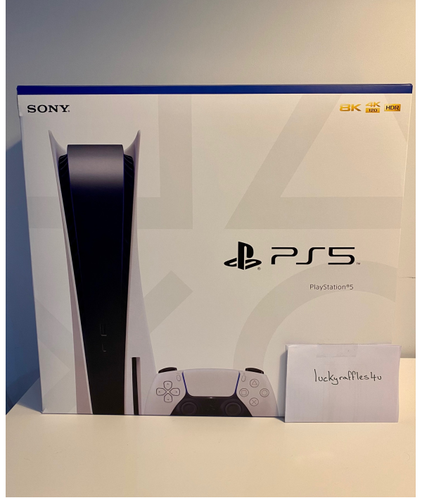 Enter Raffle to Win Sony PS5 Disc Edition hosted by Peter Skelton
