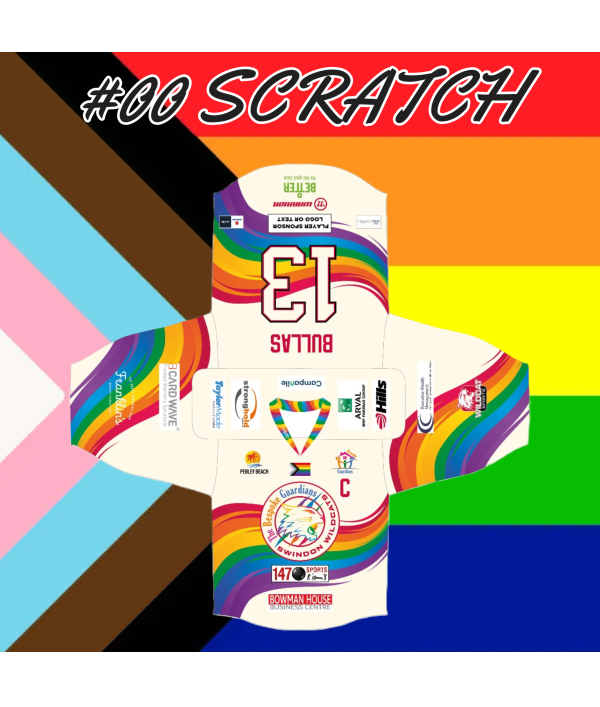 Enter Raffle to Win #00 Scratch Pride Jersey hosted by Swindon Wildcats
