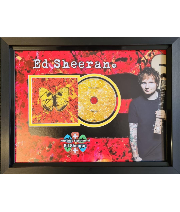 Enter Raffle to Win Ed Sheeran Signed Display hosted by Gary Grant