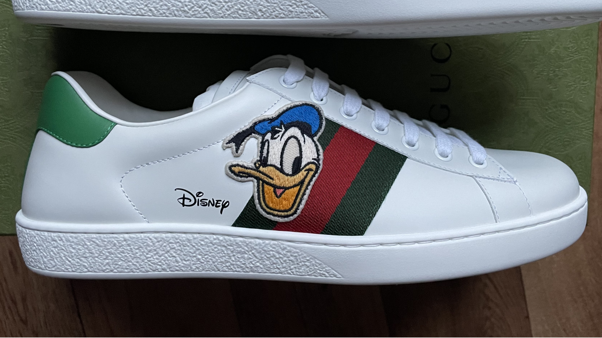 Enter Raffle to Win Disney x Gucci Trainers hosted by The Luxury Hub