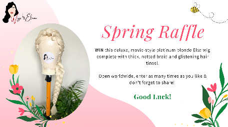 Enter Raffle to Win Elsa Wig hosted by Elena Faulkner