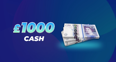 Enter Raffle to Win Win 1k cash hosted by Geordie Joiner