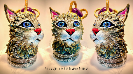 Enter Raffle to Win Purr Majesty! Ceramic Cat hosted by Kat Pearson