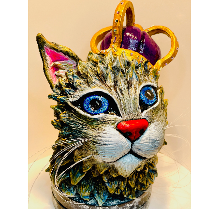 Enter Raffle to Win Purr Majesty! Ceramic Cat hosted by Kat Pearson