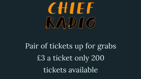 Enter Raffle to Win 2 Texas Tickets hosted by Chief Radio