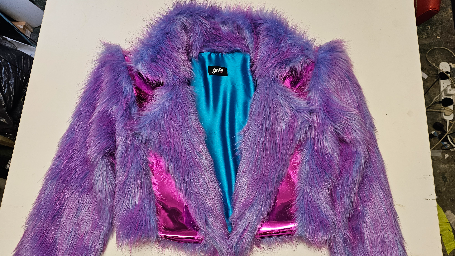 Enter Raffle to Win PURPLE FAUX FUR COAT A hosted by SILVER ROX