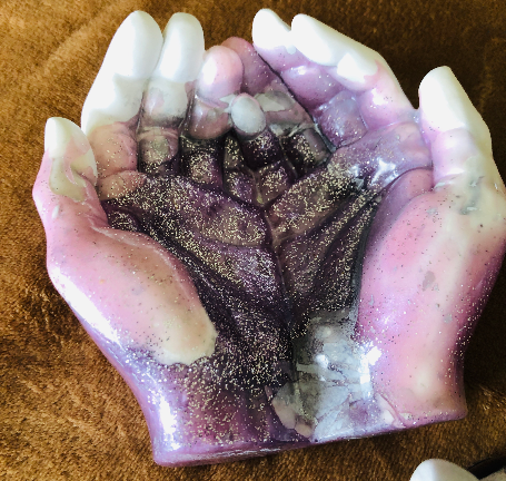 Enter Raffle to Win Plaster & Resin Hands Set hosted by Stephanie Aird