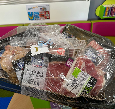Enter Raffle to Win meat hampers! hosted by Sandon Primary