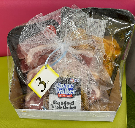 Enter Raffle to Win meat hampers! hosted by Sandon Primary