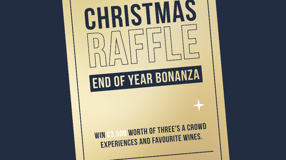 Enter Raffle to Win Three's A Crowd Christmas Raffle hosted by Three's ...