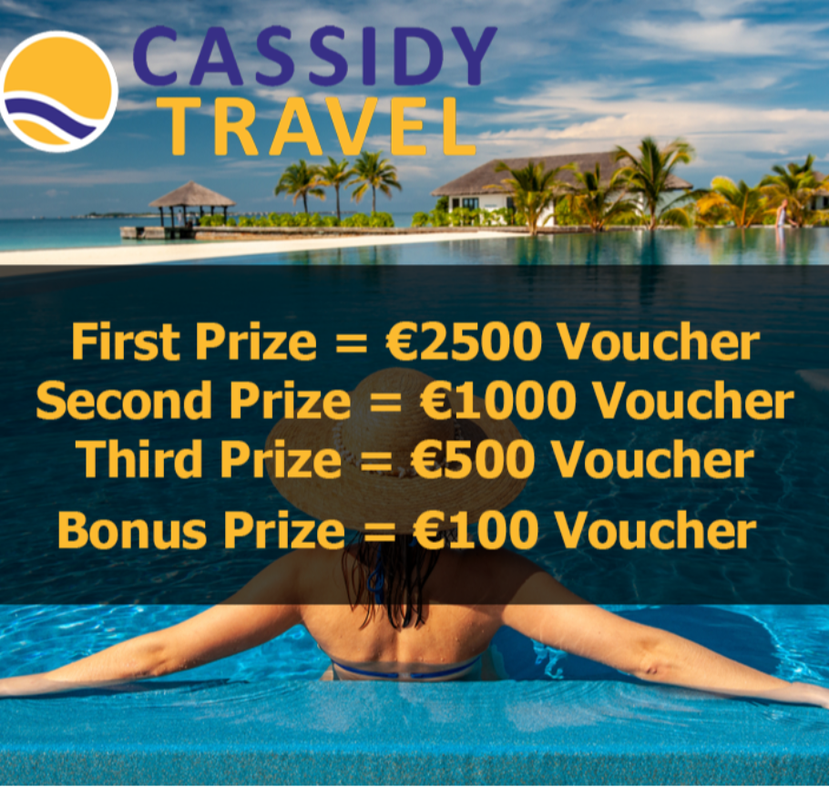 Enter Raffle to Win Holiday Voucher Worth €2500 | €1000 & €500 hosted ...