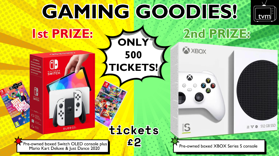Enter Raffle to Win Gaming: Nintendo Switch OLED Bundle & XBOX S hosted ...