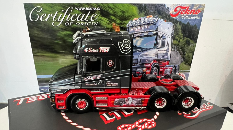 Enter Raffle to Win HOLRIDGE SCANIA T-CAB 1:50 MODEL - ONE OF 580 ...