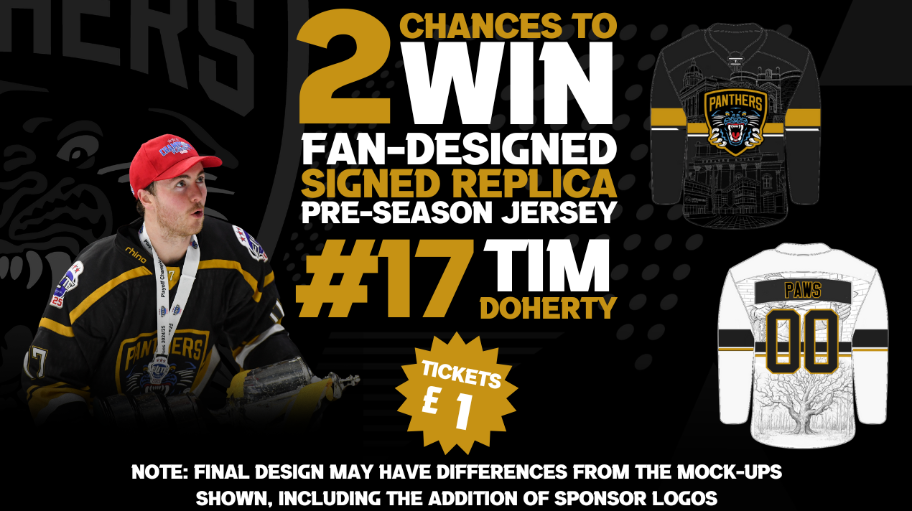 Enter Raffle to Win Signed Replica Tim Doherty Pre-Season Jersey hosted ...