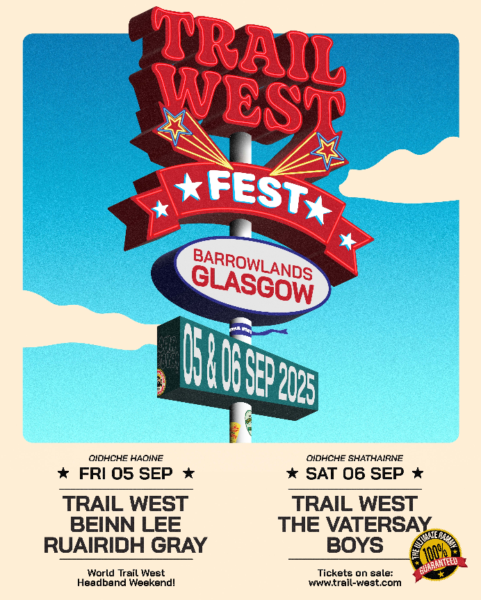 Enter Raffle to Win Gig tickets, merch and more! hosted by Trail West