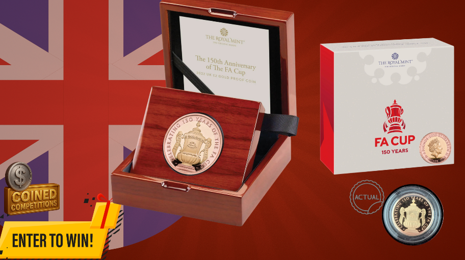 Enter Raffle to Win a 150th ANNIVERSARY FA CUP GOLD PROOF COIN hosted ...