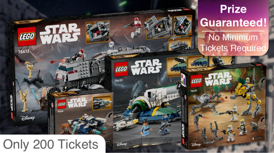 Enter Raffle to Win Mega Bundle of LEGO Star Wars Brand New Sets hosted ...