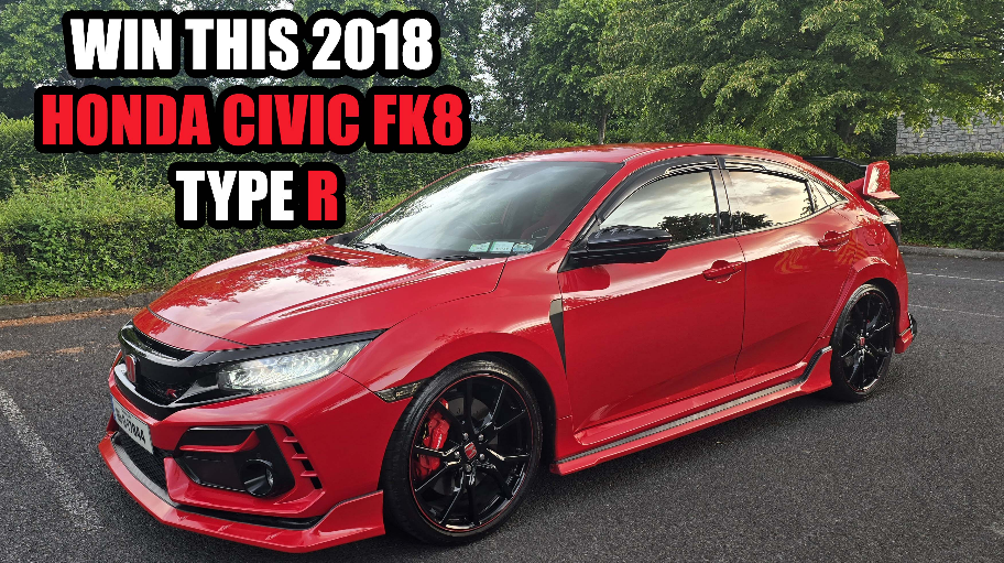 Enter Raffle to Win THIS 2018 Honda Civic FK8 Type R GT hosted by ...