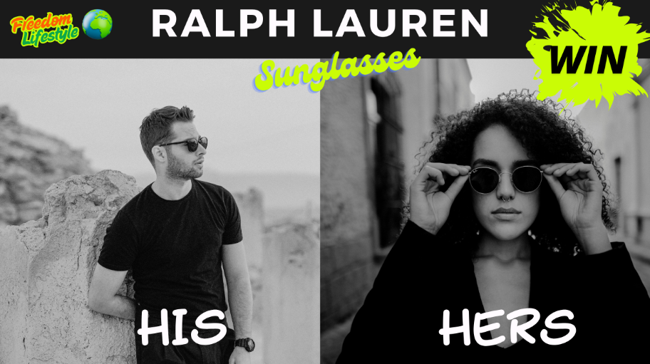 Enter Raffle to Win Designer sun glasses hosted by Patrick Willmott