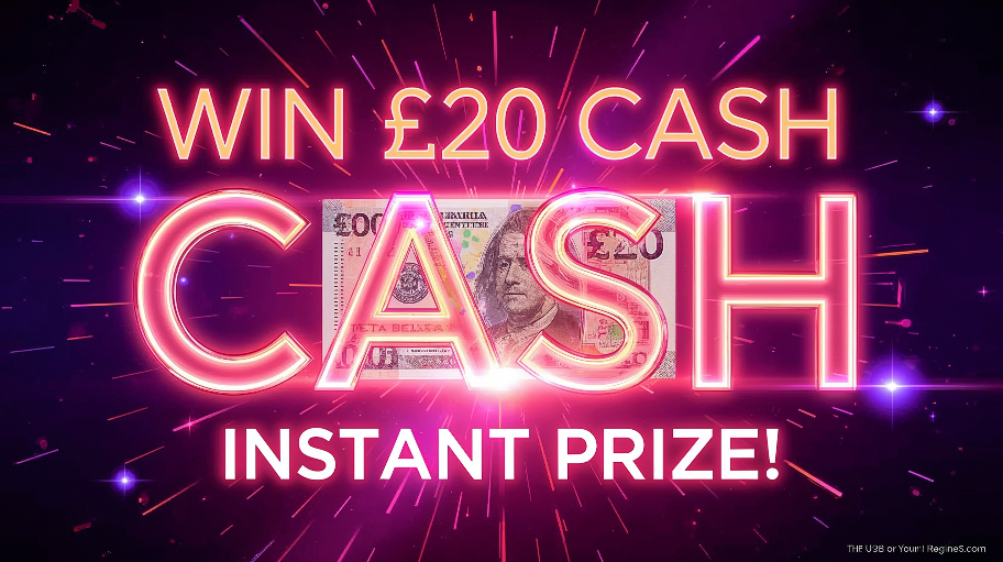Enter Raffle to Win £20 Cash Instant Prize! hosted by World of Raffles