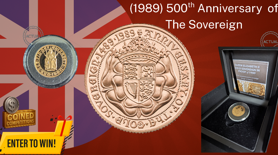 Enter Raffle to Win a VERY RARE GOLD 1989 SOVEREIGN BOXED WITH COA ...