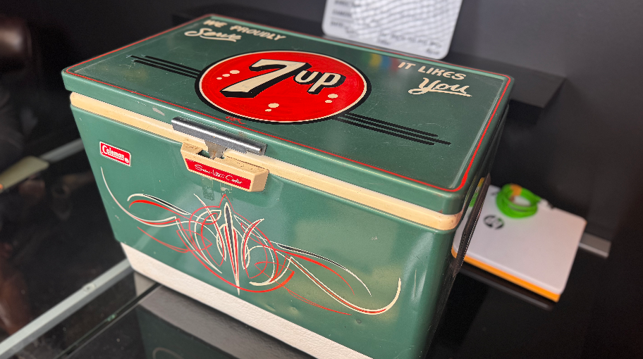 Enter Raffle to Win Vintage Custom Painted Coleman Cooler hosted by ...