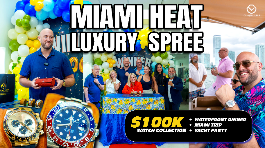 Enter Raffle to Win $100K Miami Heat Luxury Spree hosted by CRM Jewelers