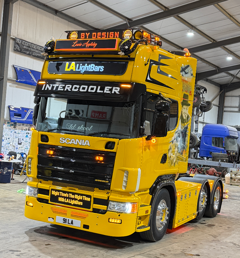 Enter Raffle to Win SCANIA 164 480 V8 hosted by Trucker Tim