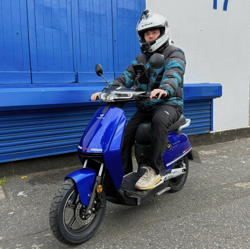 Enter Raffle to Win Vmoto CUX Pro - Electric Moped hosted by London Hustle
