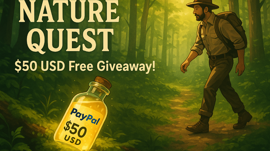 Enter Raffle to Win 50$ - With the NATURE QUEST hosted by The Lucky Deal