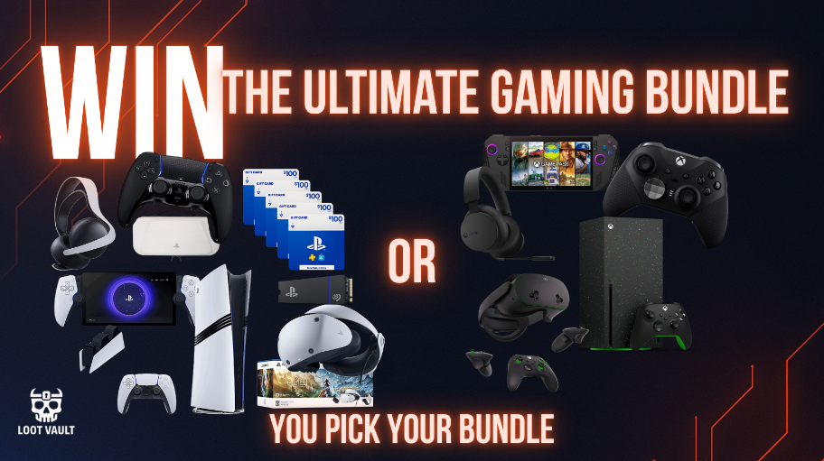 Enter Raffle to Win The Ultimate $2500+ Gaming Bundle hosted by Loot Vault