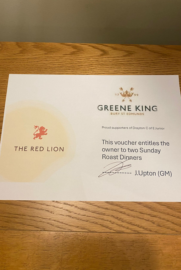 Enter Raffle to Win with Drayton Junior School! hosted by Deborah Frost