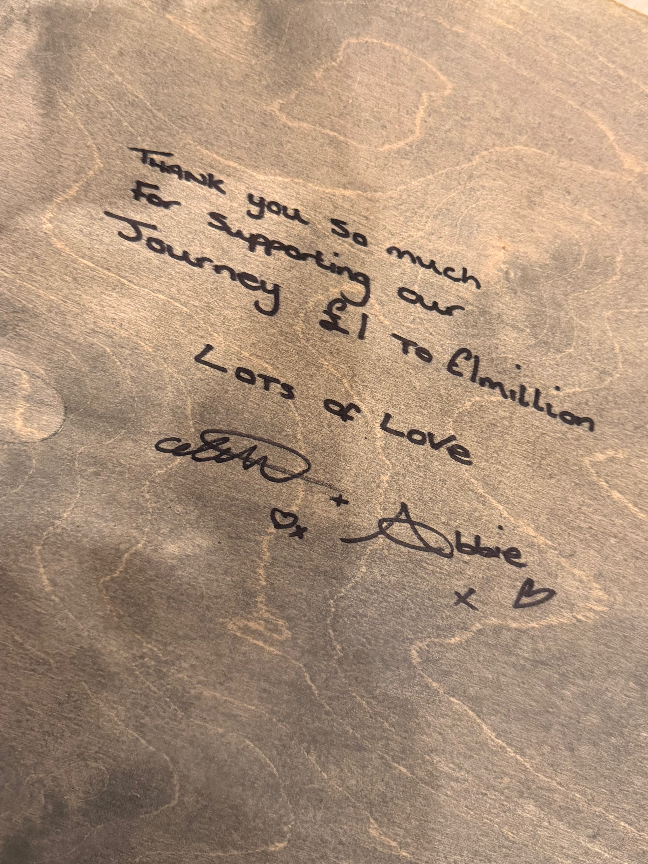 Enter Raffle to Win Vintage Cole & Abbie sign hosted by Cole and Abbie