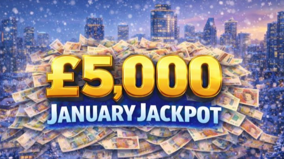 Enter Raffle to Win £5,000 January Jackpot hosted by MD-RAFFLES