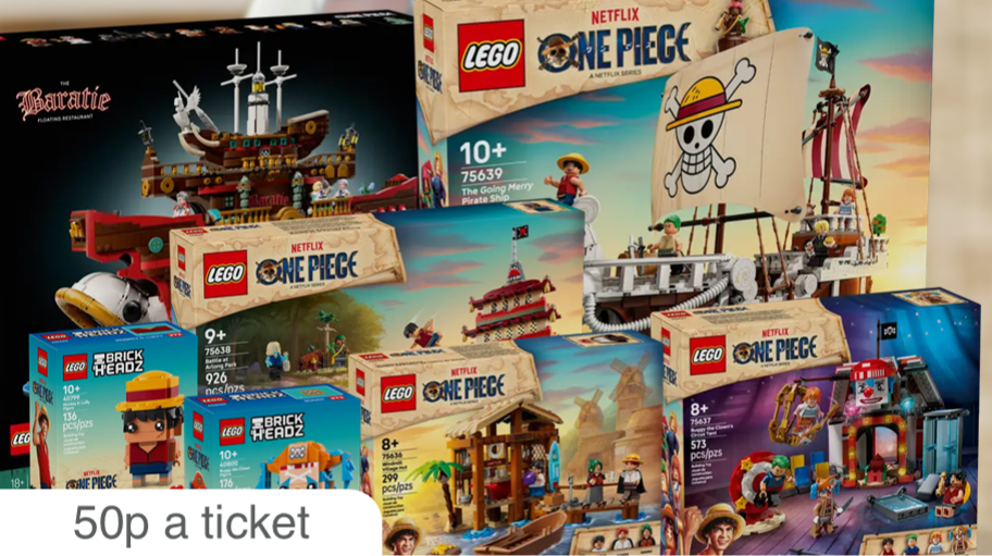 Enter Raffle to Win Complete Collection of Every LEGO One Piece Set ...