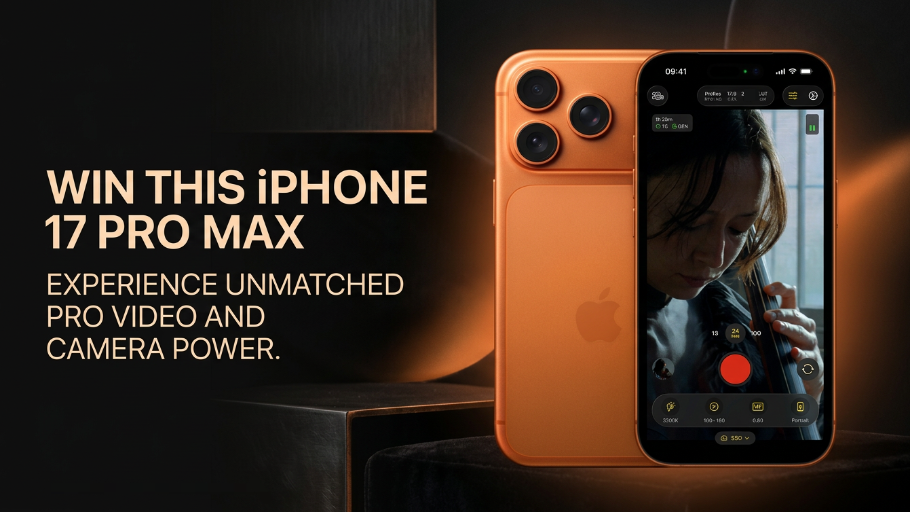Enter Raffle to Win For ONLY 50P IPhone 17 pro max Orange hosted by www ...