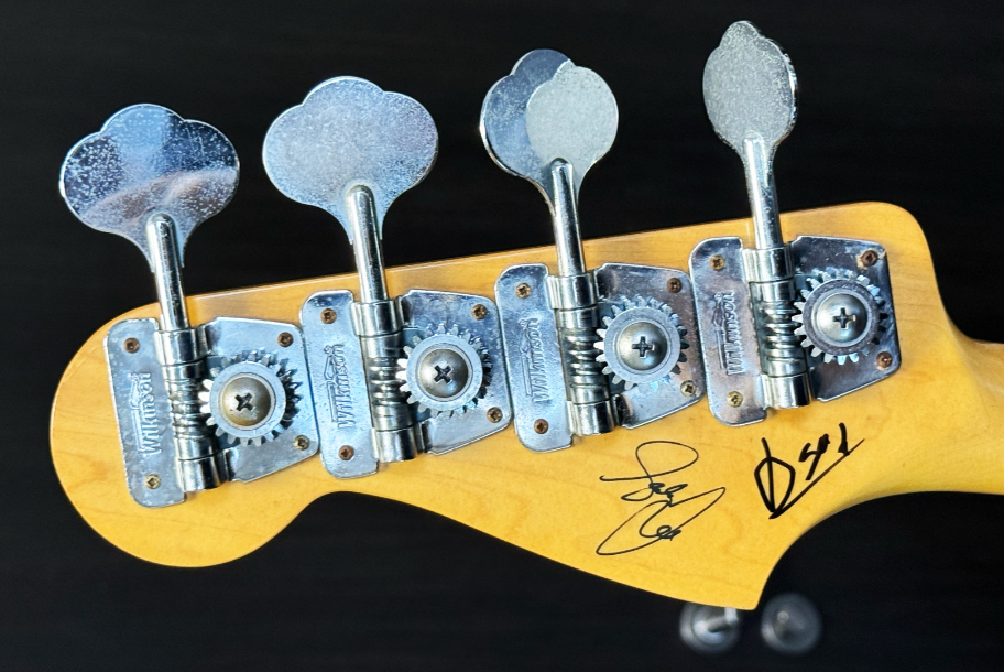 Enter Raffle to Win Davie504 Signed Geddy Lee Bass hosted by Davie504